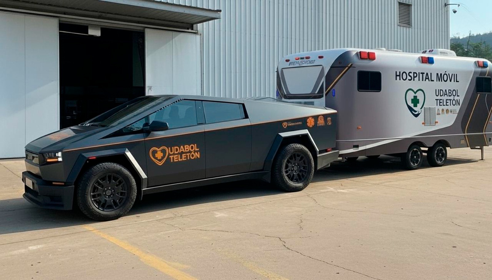 UDABOL presentó las primeras Cybertrucks destinadas a hospitales ...